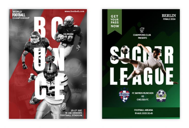 How to Make Sports Posters: Easy and Fast with DocHipo