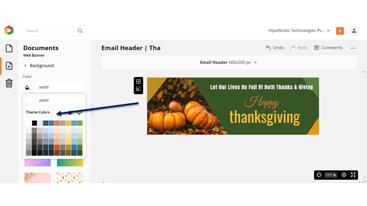 How to Create a Thanksgiving Email Header