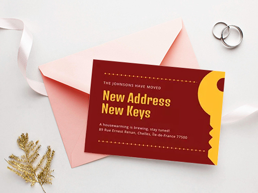 Free Customizable Change of Address Card Templates | DocHipo