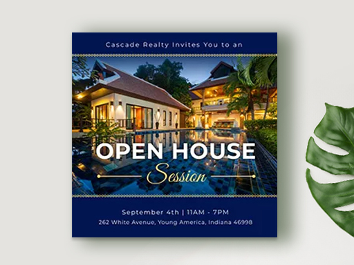 Free Customizable Open House Invitation Templates | DocHipo