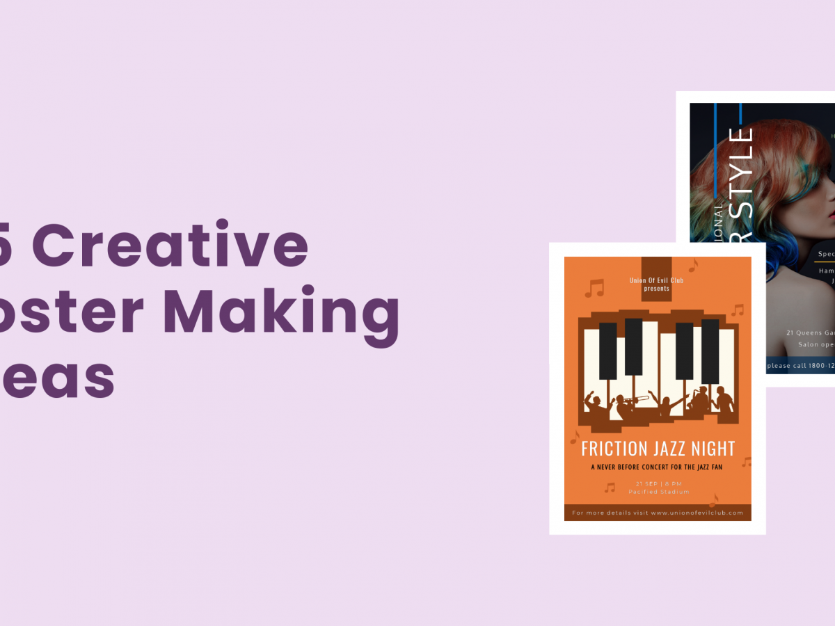 Creative Information Posters Creative Training Poster High Res Vector