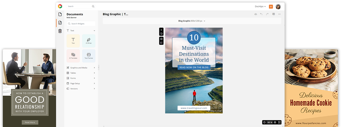 Free Blog Graphic Maker | Create Custom Blog Graphic Online | DocHipo