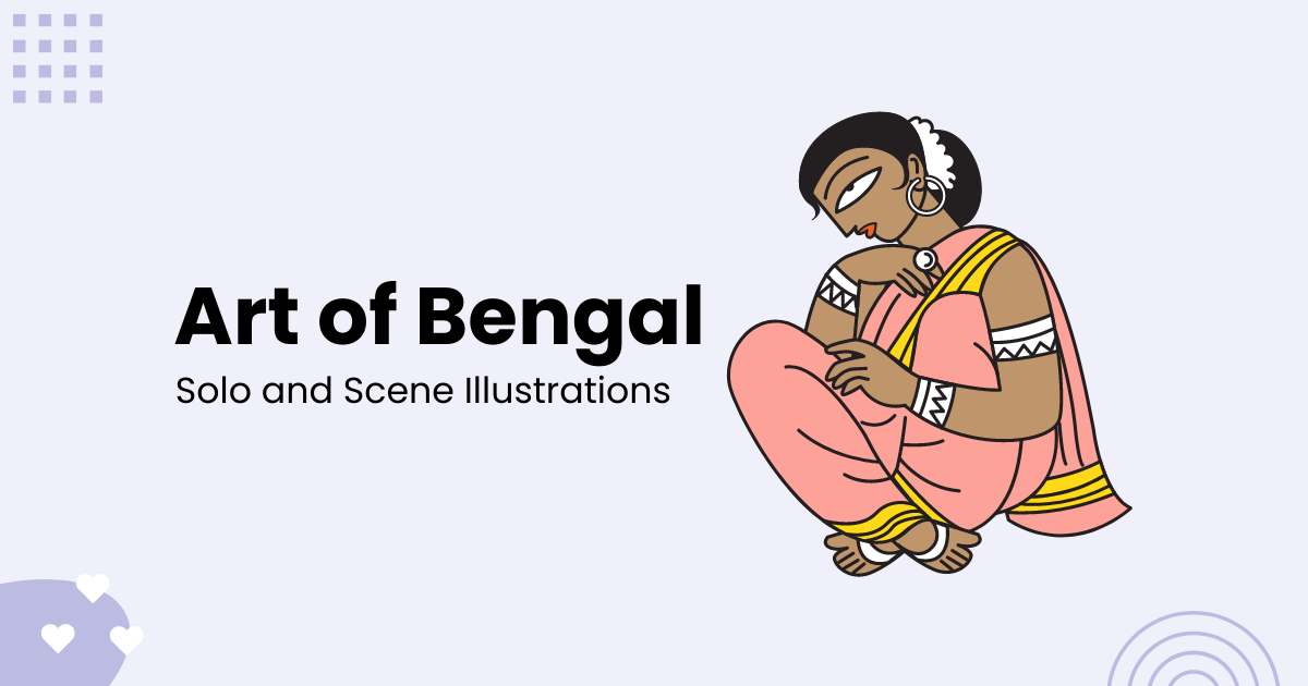 Free Customizable Art of Bengal Illustrations | DocHipo