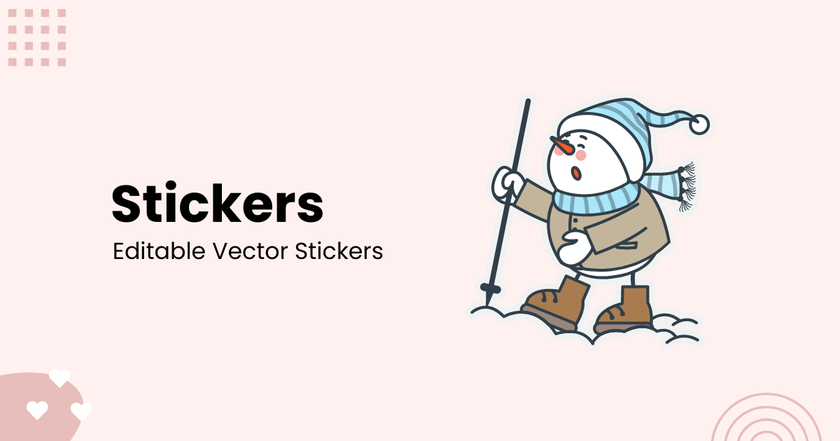 Free Customizable Vector Stickers | DocHipo