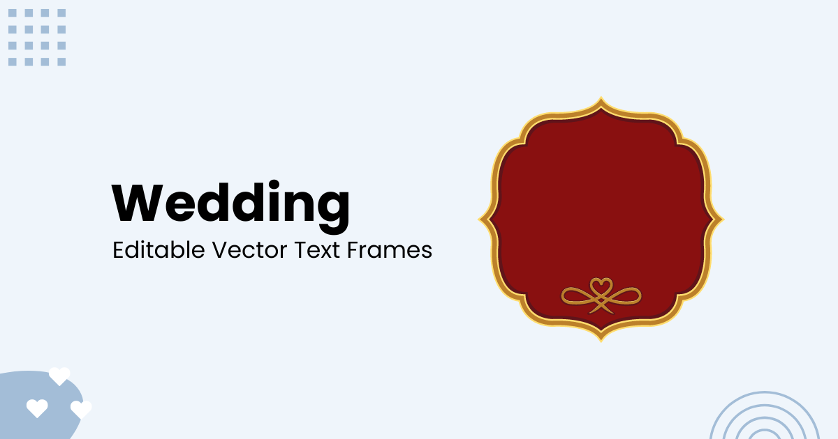 Free Customizable Wedding Text Frames | DocHipo