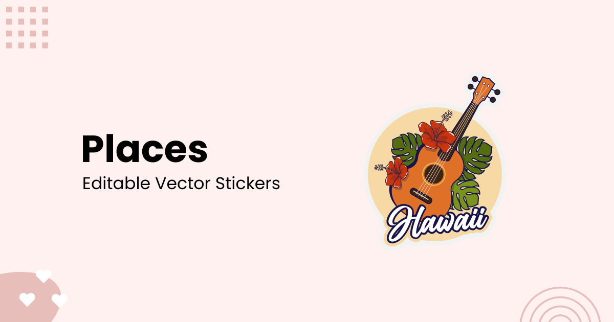 Free Customizable Places Stickers | DocHipo
