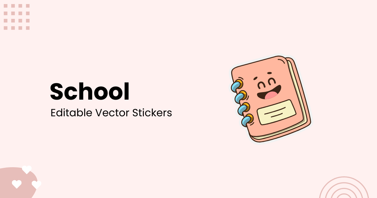 Free Customizable School Stickers | DocHipo