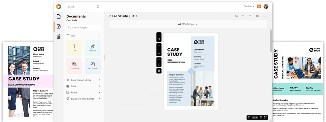 Free Case Study Maker | Create Custom Case Studies Online | DocHipo