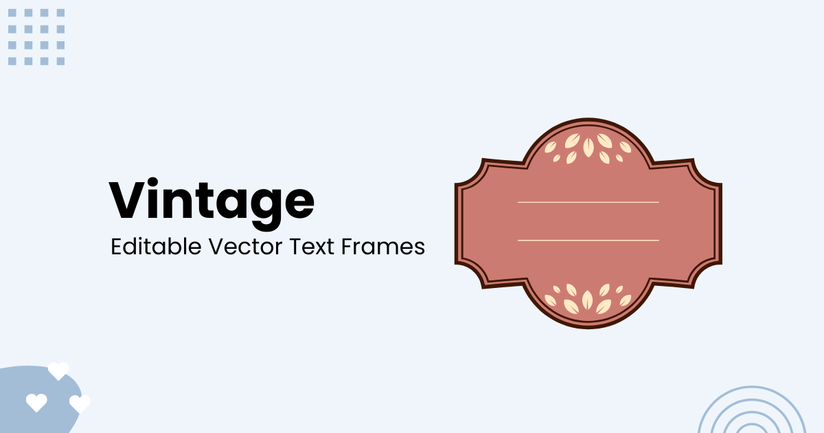 Free Customizable Vintage Text Frames | DocHipo