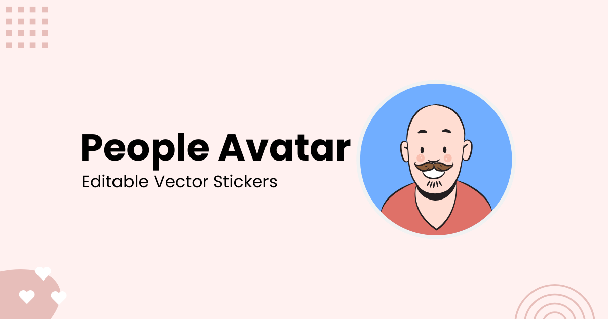 Free Customizable People Avatar Stickers | DocHipo