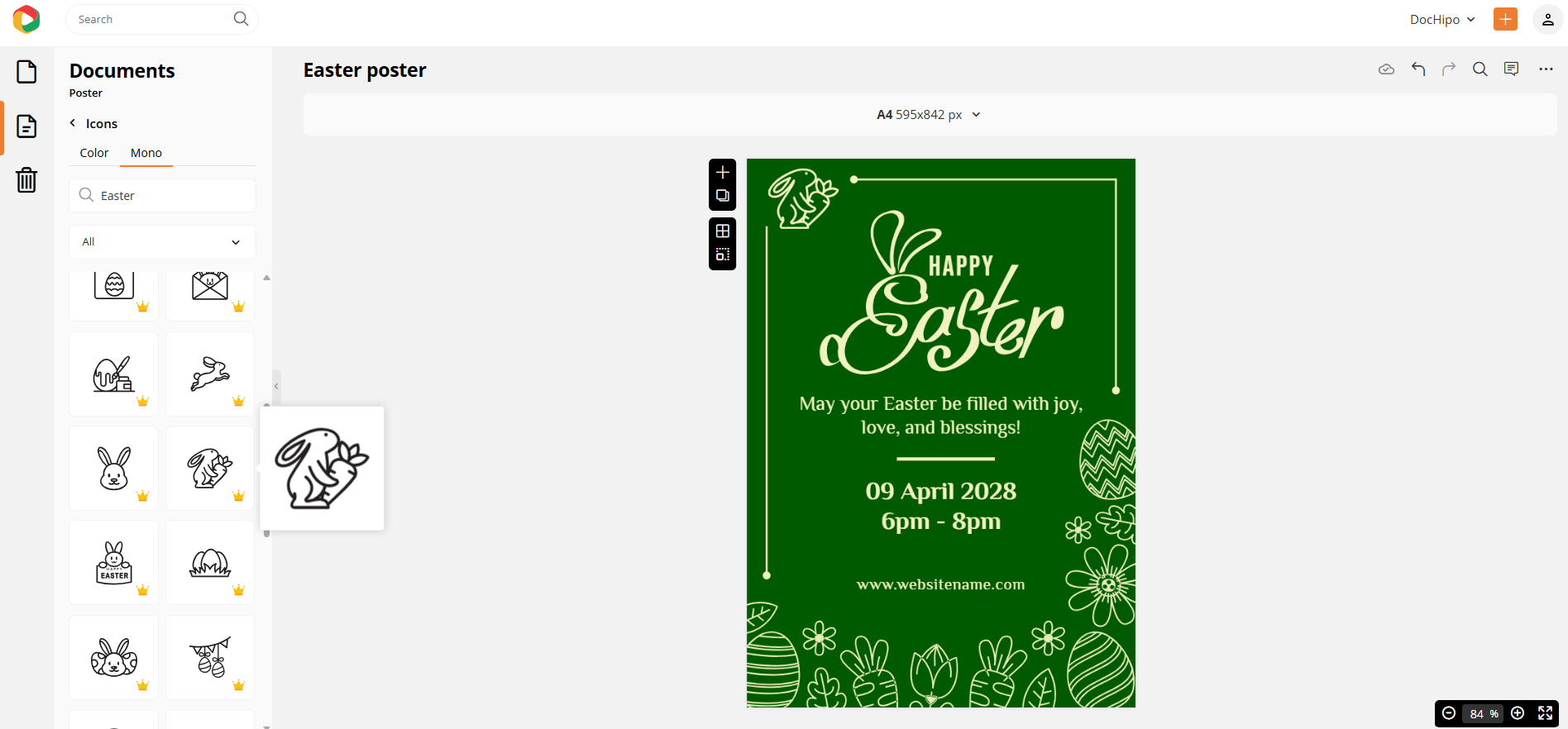 Easter Posters: How to Design, Ideas, Tips, and Templates - DocHipo