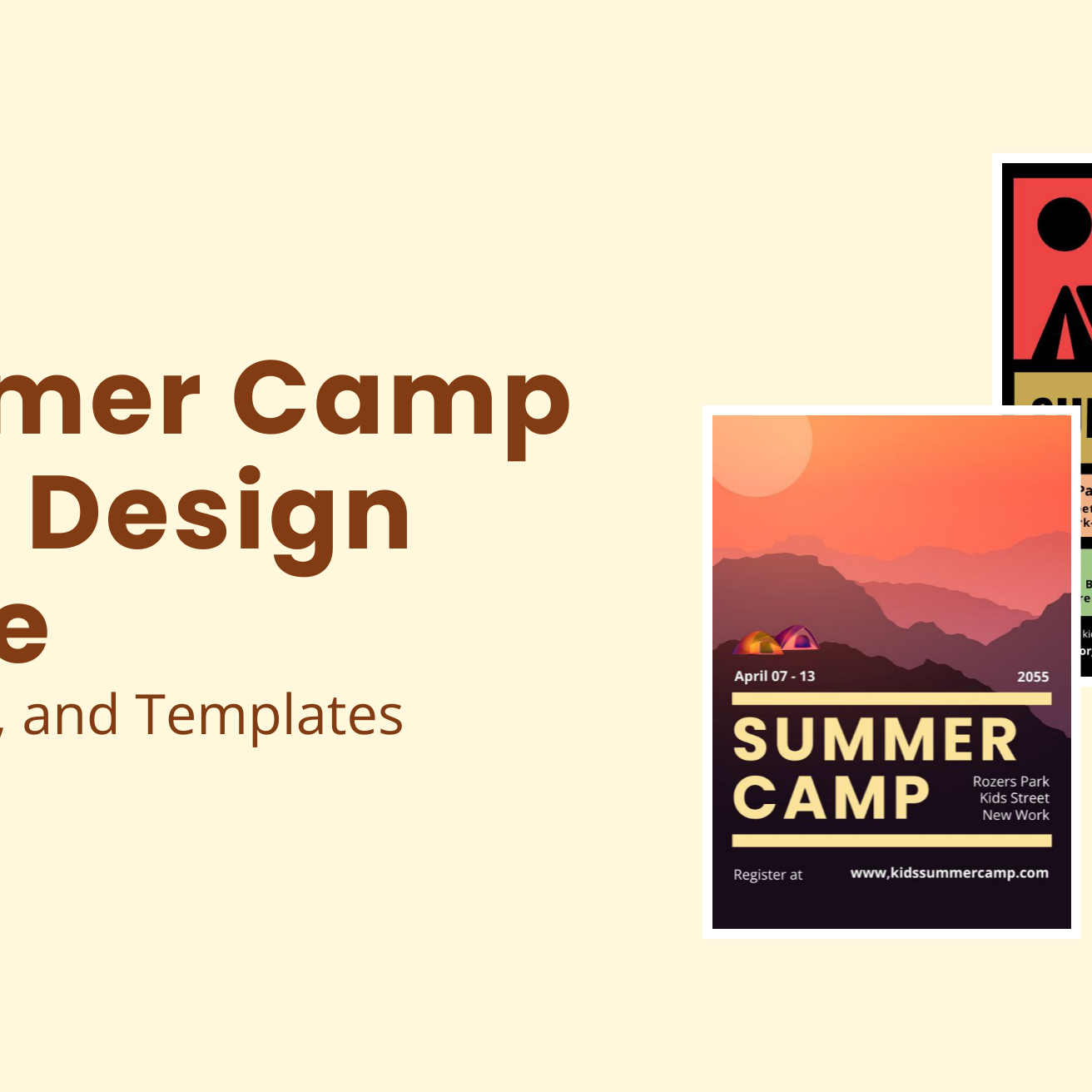 Summer Art Camp Flyer Template
